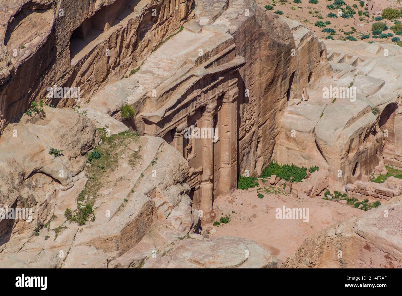 Roman Soldier's Tomb in the ancient city Petra, Jordan Stock Photo - Alamy