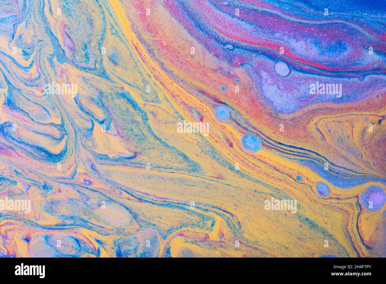 Closeup of multicolor abstract texture. Hand painted beautiful pattern ...