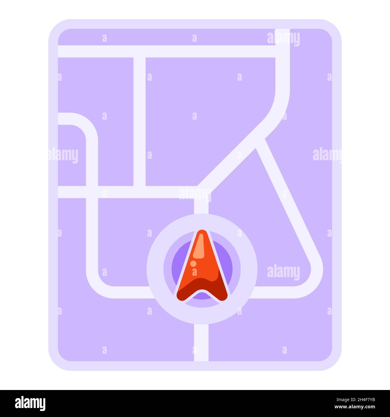 City map background design. Illustration of streets and roads. Image ...