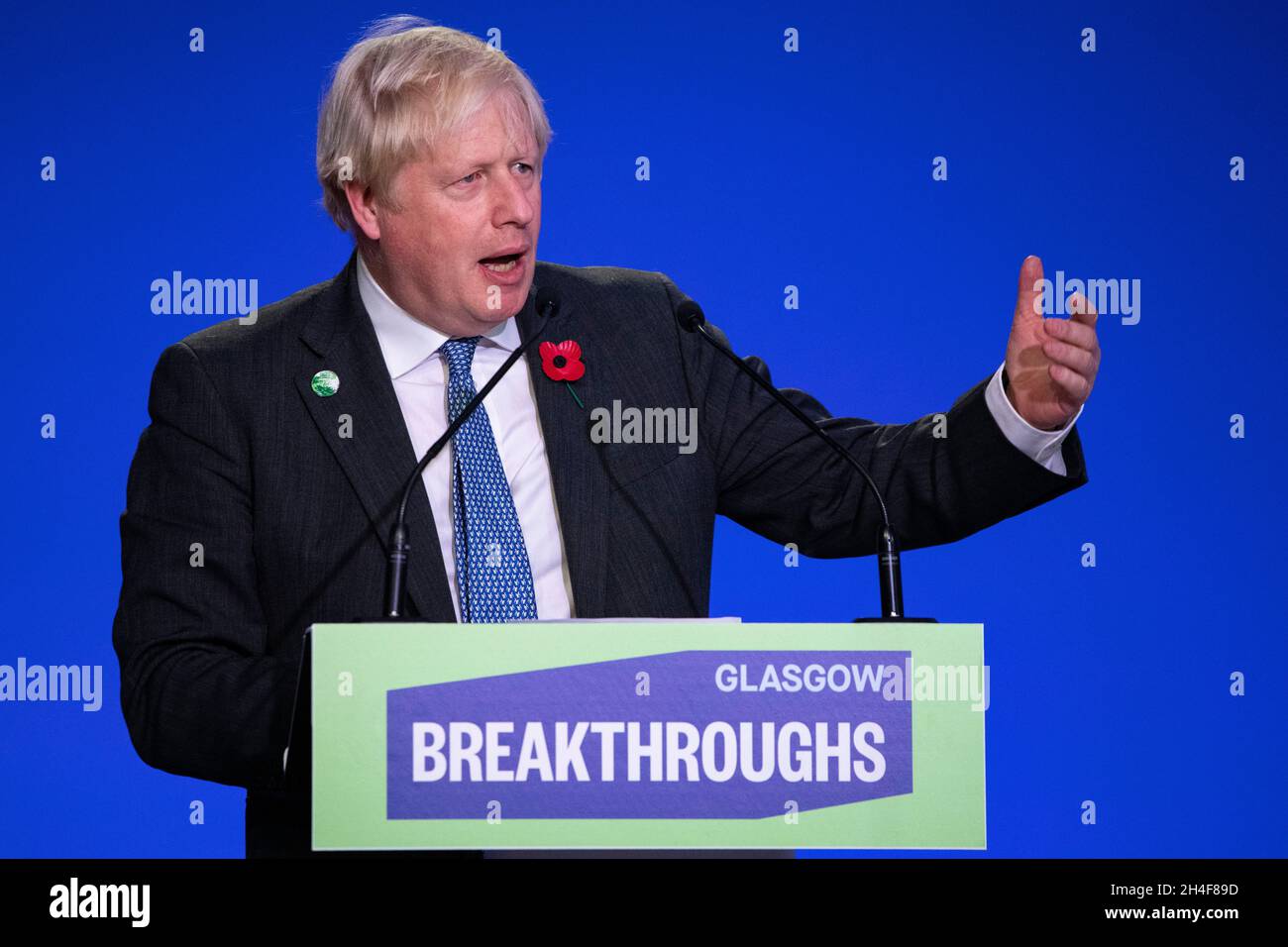 Boris johnson cop26 hi-res stock photography and images - Alamy