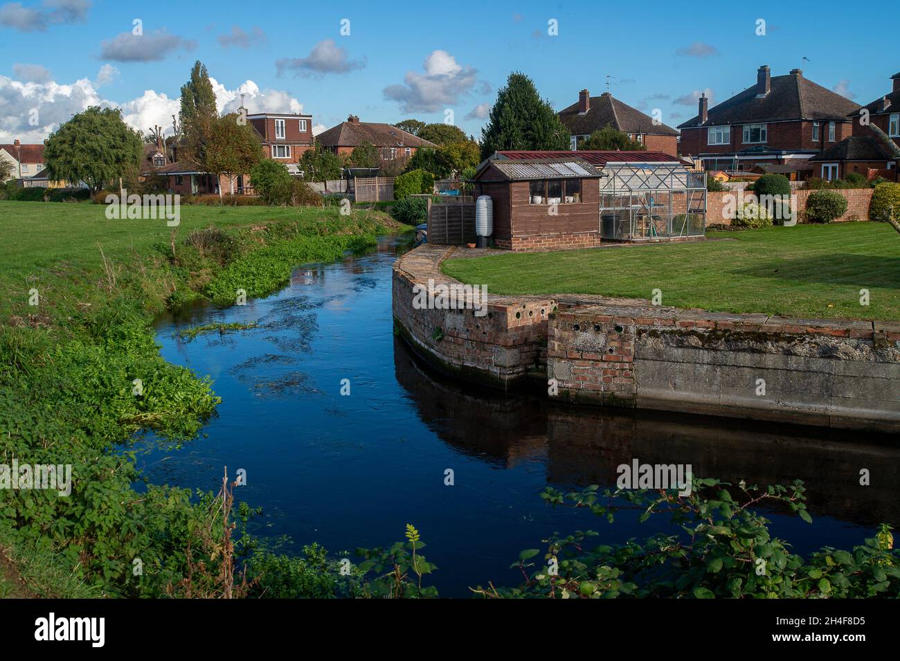 Dorney, UK. 2nd November, 2021. Roundmoor Ditch next to Dorney Common ...