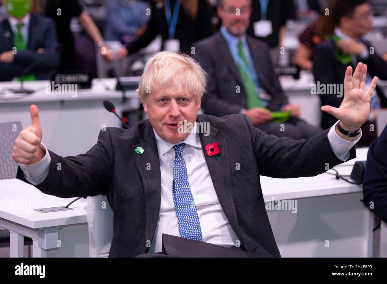 Glasgow, Scotland, UK. 2nd Nov, 2021. PICTURED: Rt Hon Boris Johnson MP ...