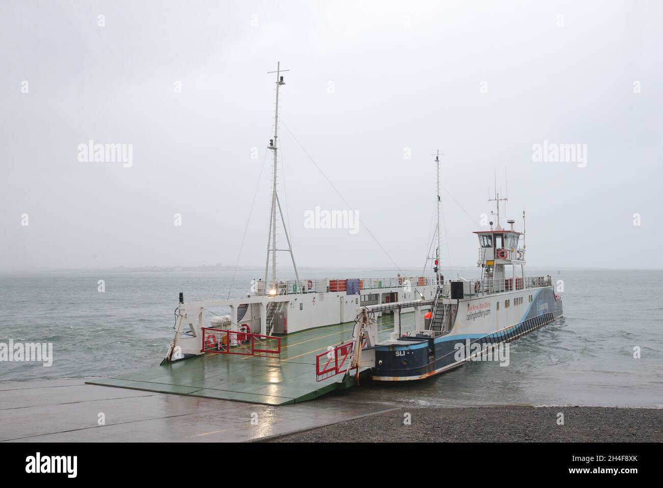 Crossing the Irish border from Greencastle in Northern Ireland to ...