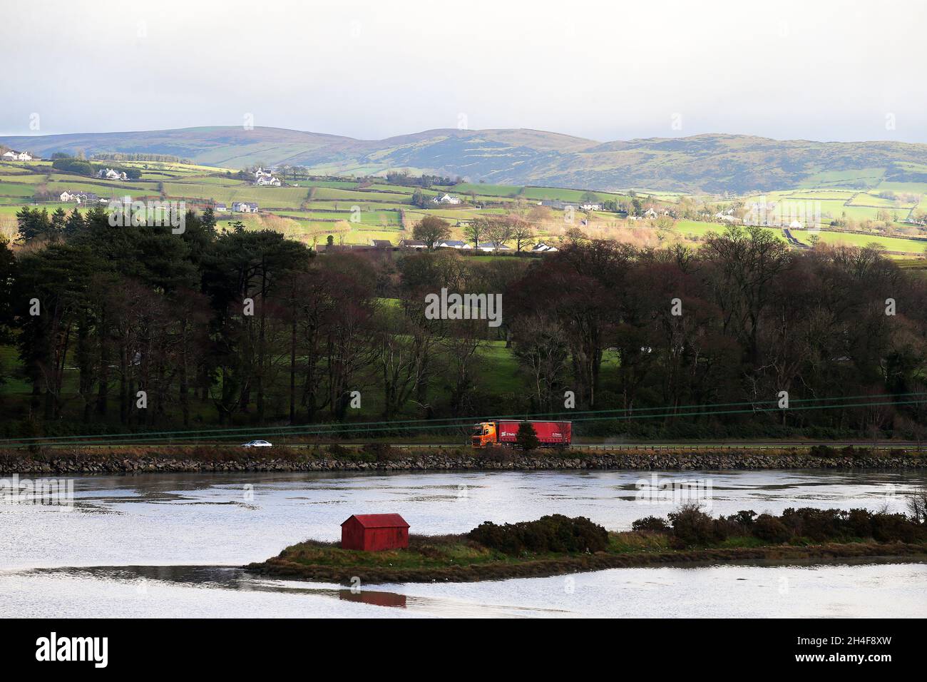 Crossing the Irish border from Greencastle in Northern Ireland to ...