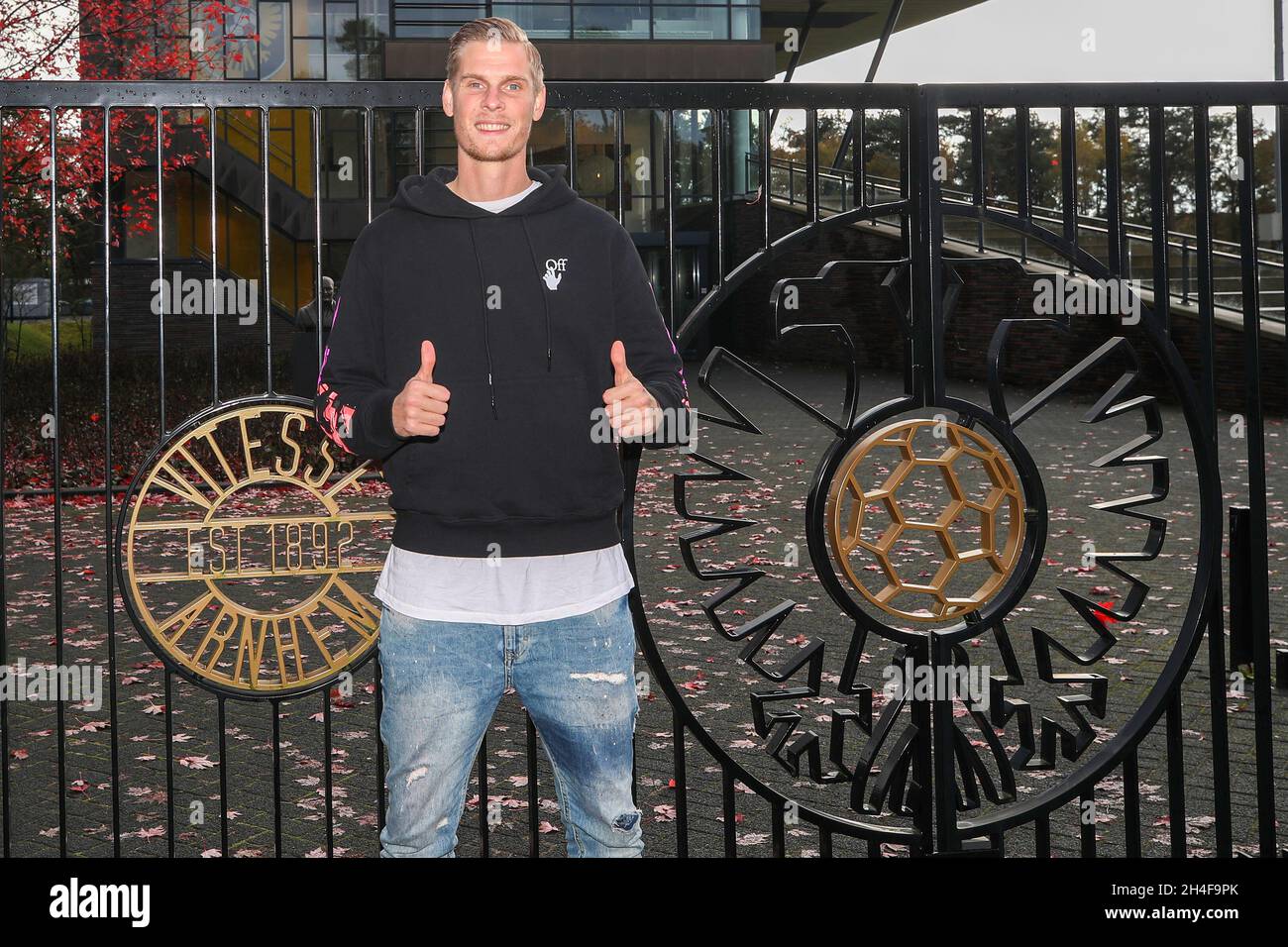 Photocall and contract signing of eric verstappen hi-res stock ...