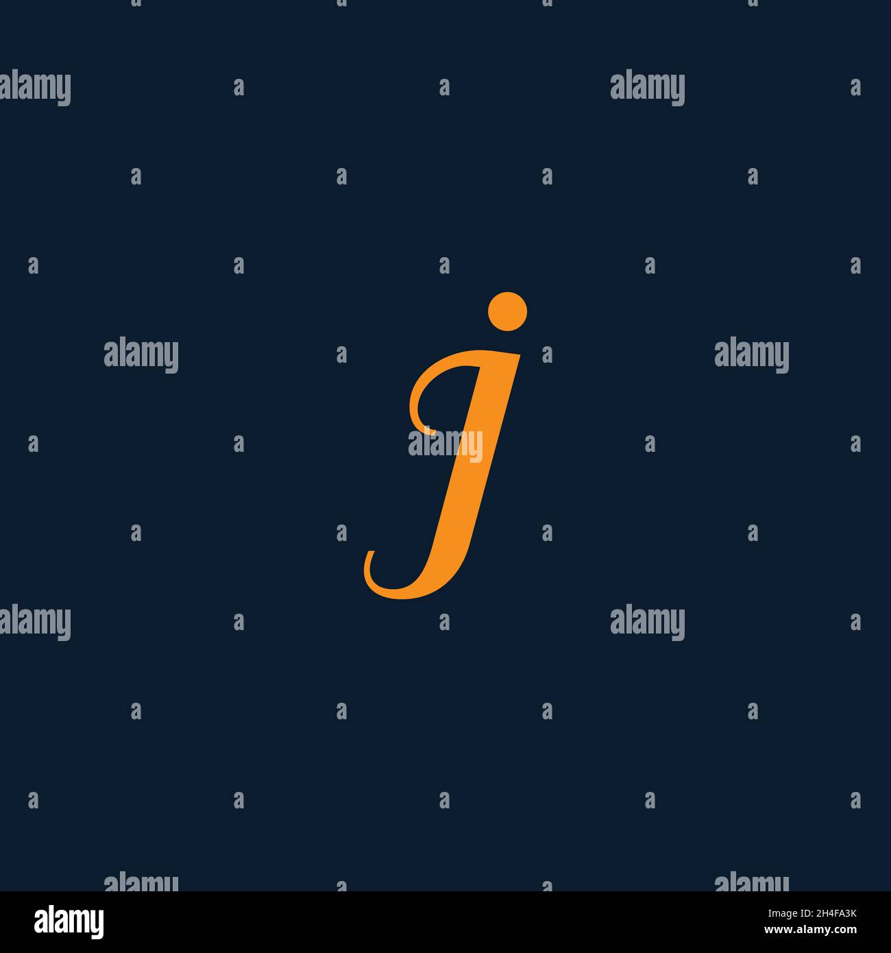 Minimal modern Abstract elegant line art letter J logo. Creative ...