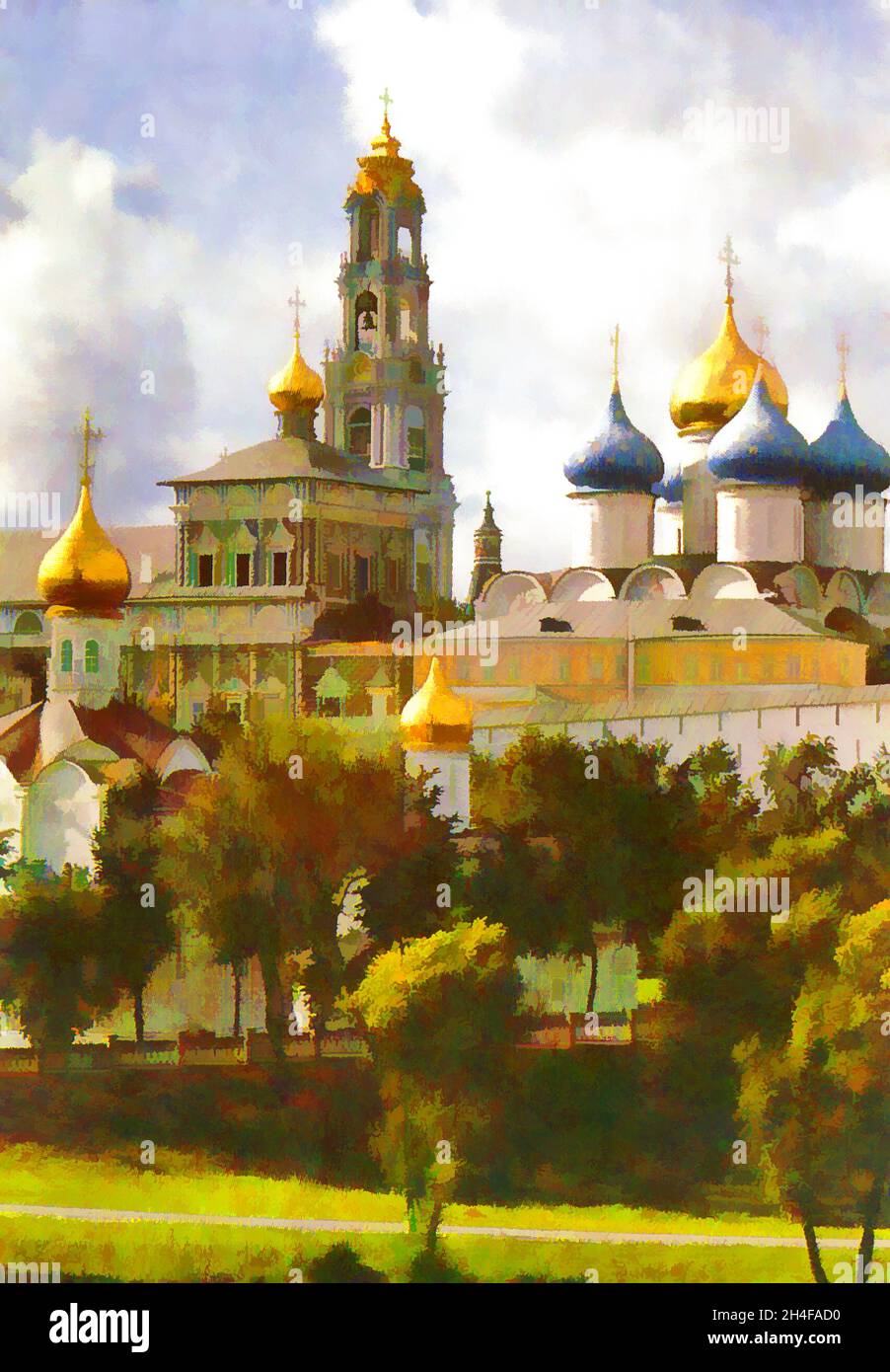 The Trinity Lavra of St. Sergius is the most important Russian ...