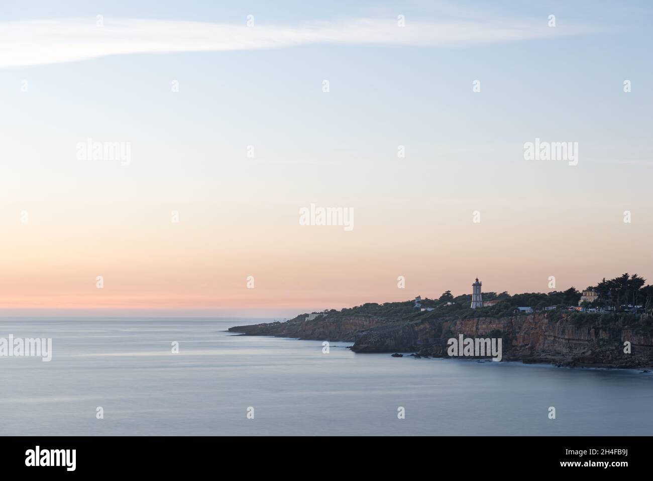 Portugal atlantic coast cascais sunset hi-res stock photography and ...