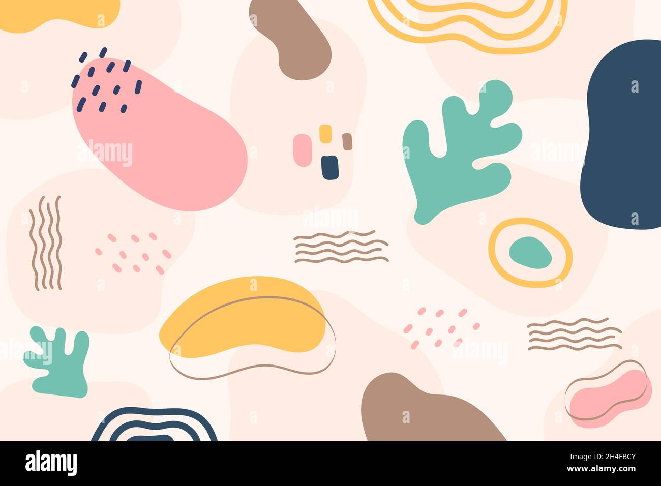 Abstract organic shapes background design Stock Vector Image & Art - Alamy