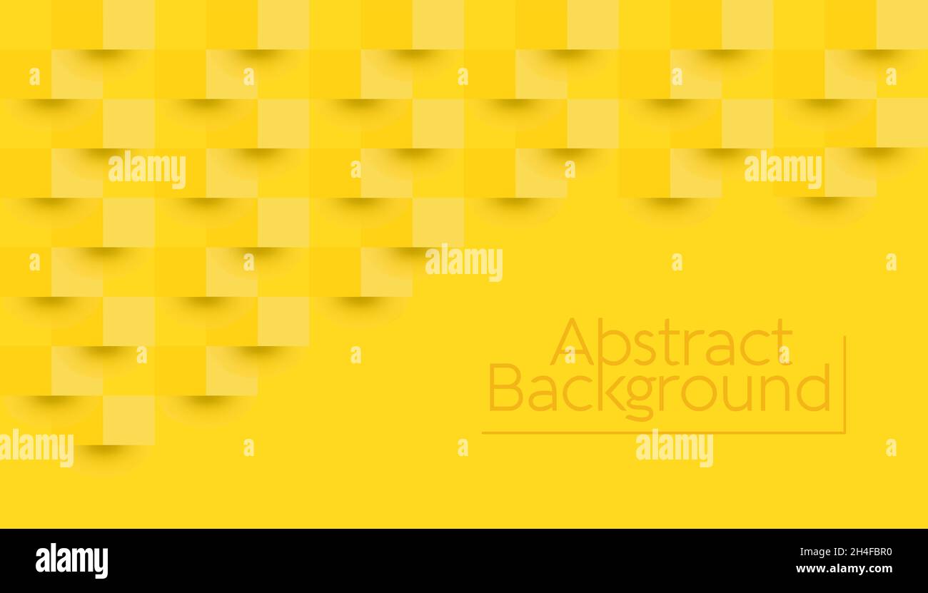 Yellow abstract texture. Vector background 3d paper art style can be ...