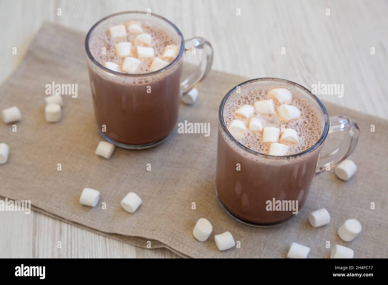 Hot chocolate mini marshmallows cinnamon hi-res stock photography and ...
