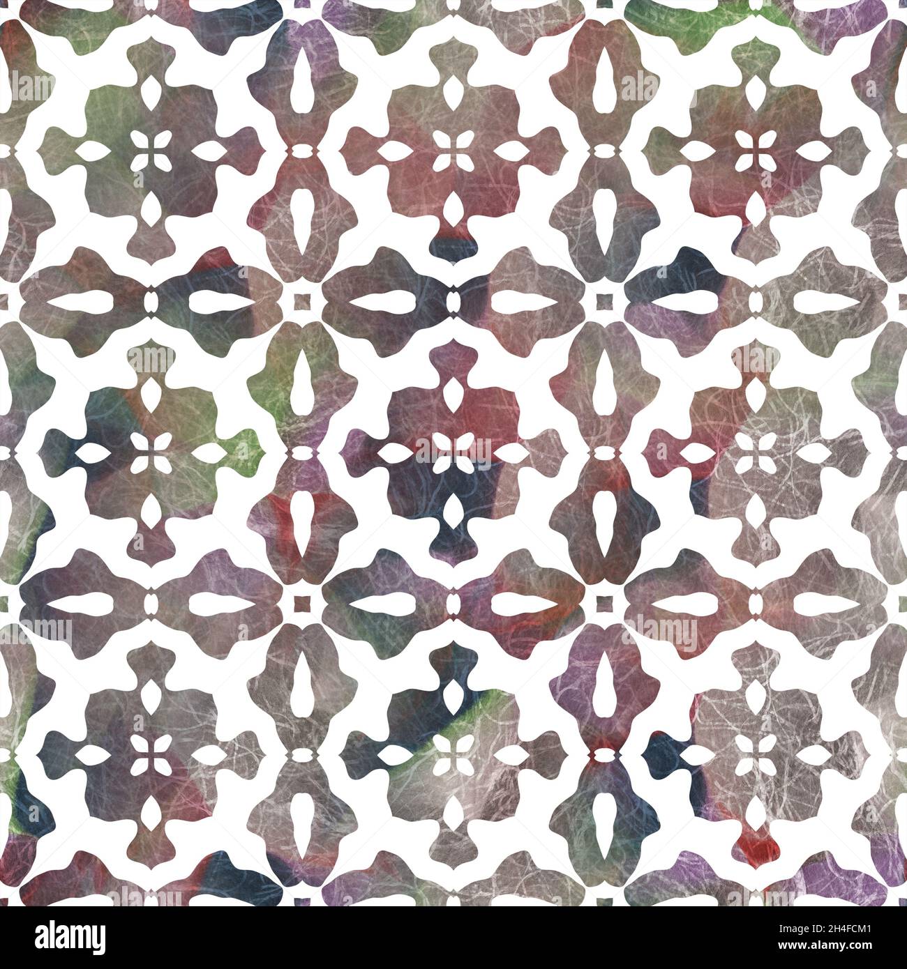 Seamless white on color interior wall tile style surface pattern design ...