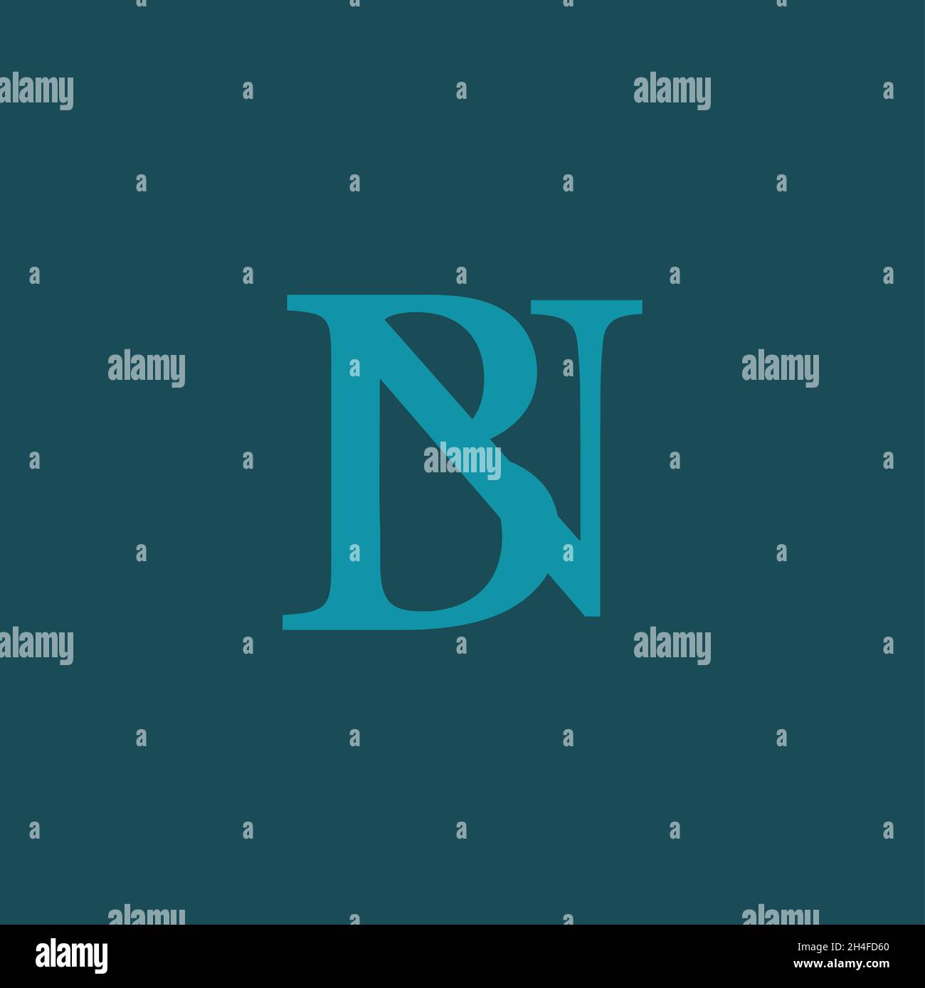 Professional Innovative Initial BN logo and BN logo. Letter BN Minimal ...