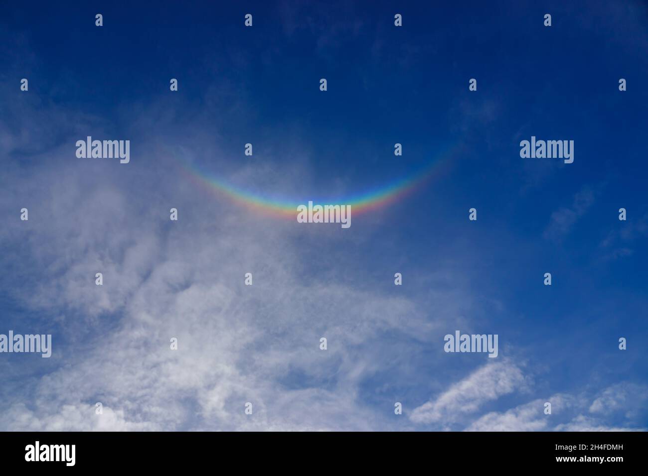 beautiful rainbow colours from a high altitude Circumzenithal arc aka ...