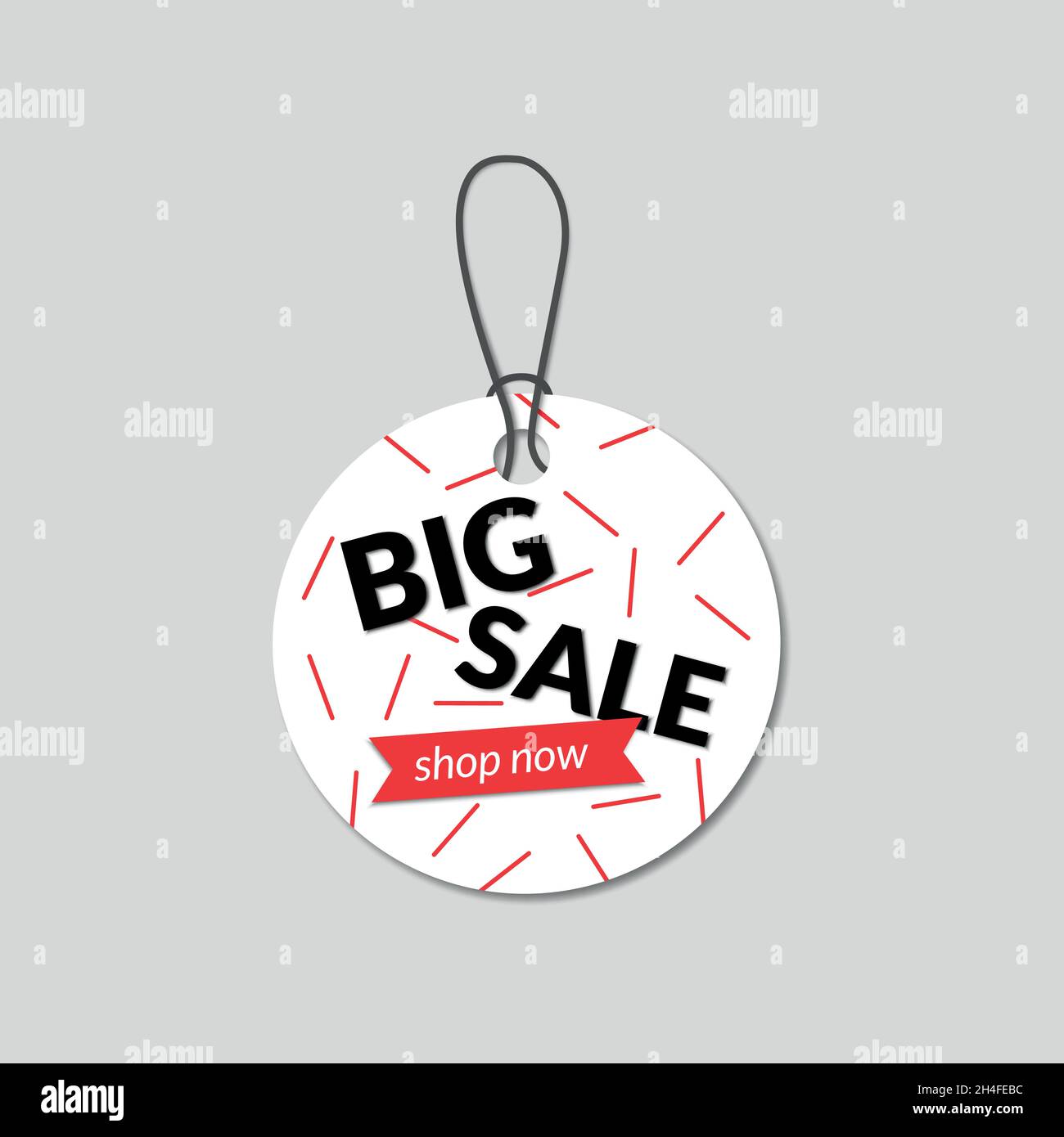 Big Sale Round Label. Sale Badge. Vector illustration Stock Vector ...