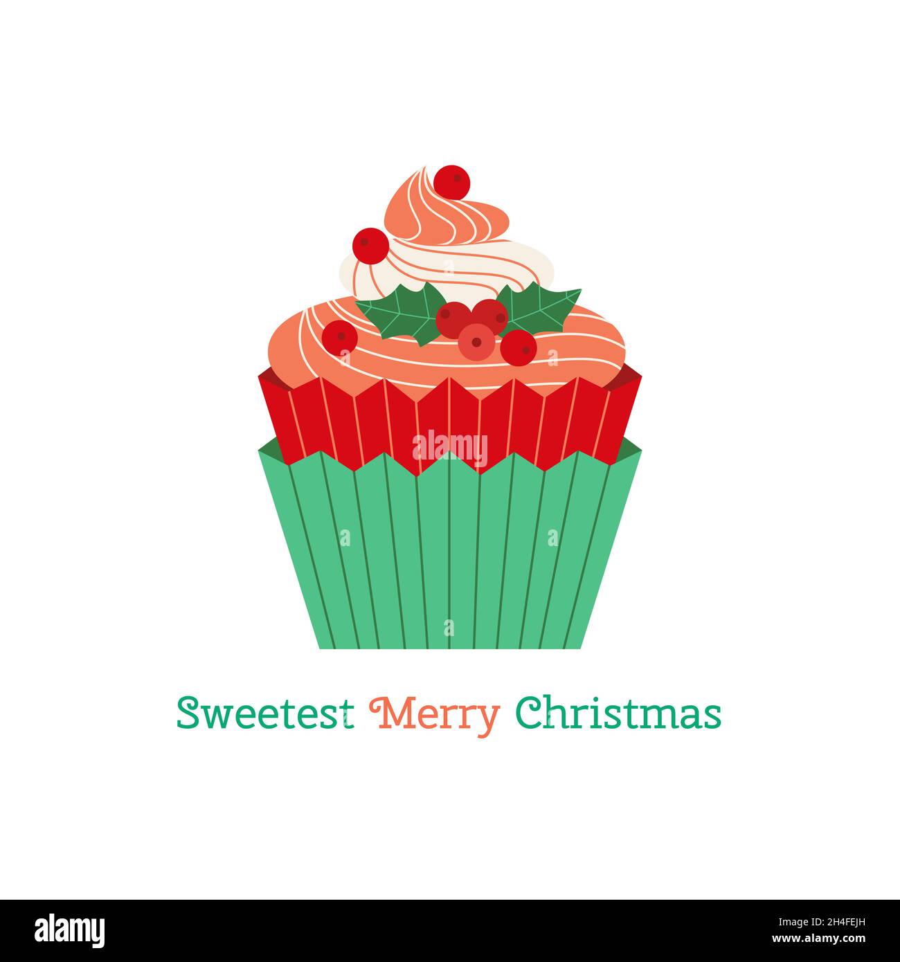 Christmas festive homemade Stock Vector Images - Alamy
