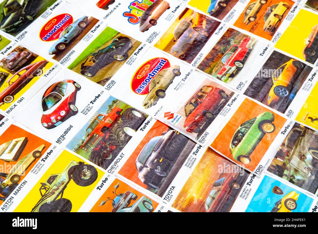 March 28, 2021.Minsk, Belarus. hobby collecting vintage wrappers from ...