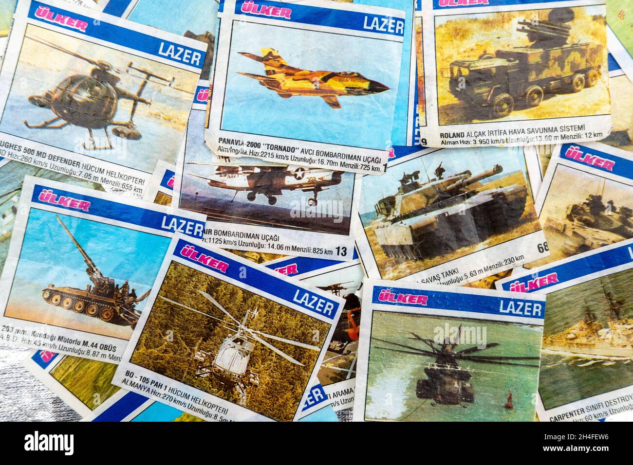 March 28, 2021 Minsk, Belarus. hobby collecting vintage wrappers from ...