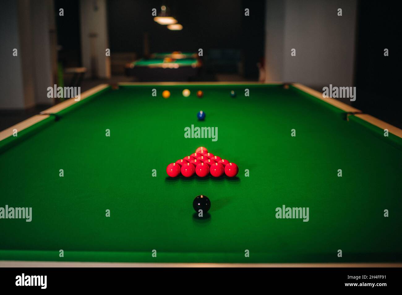 Snooker table set up hi-res stock photography and images - Alamy