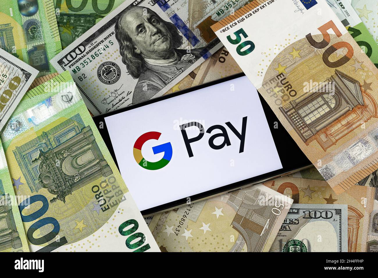 Google Pay editorial. Illustrative photo for news about Google Pay - a ...