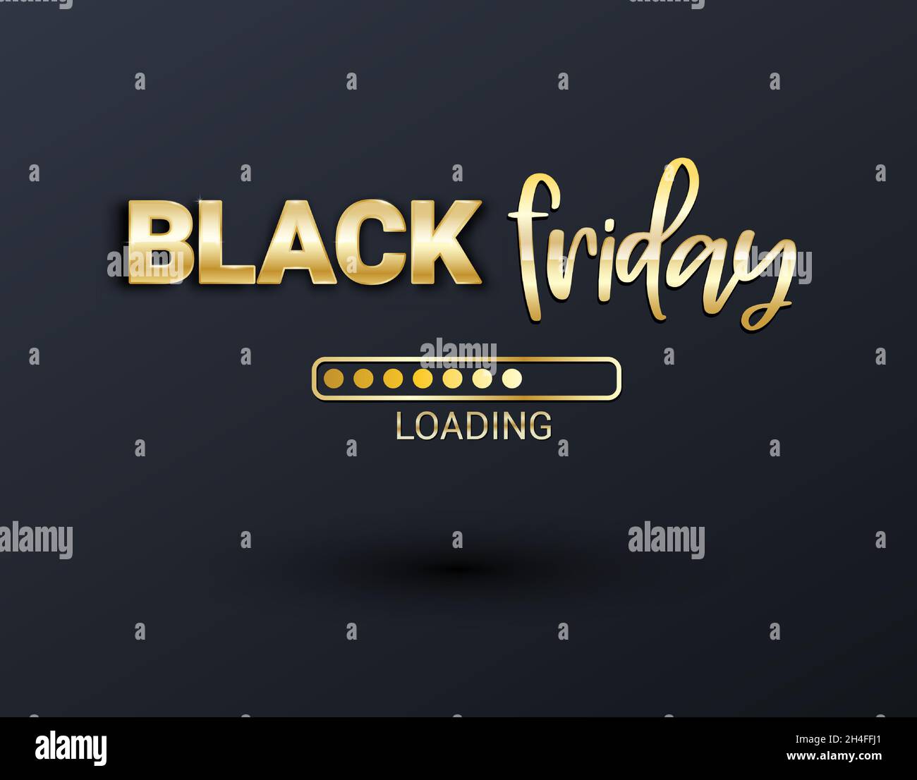 Black Friday loading bar background, banner poster design template ...
