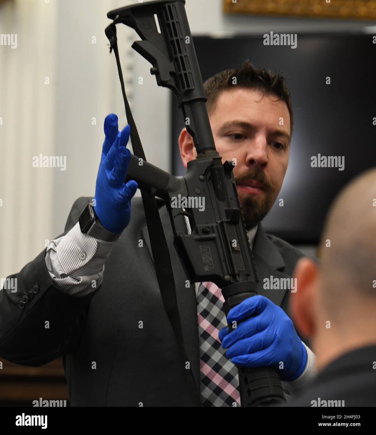 Kenosha, Wisconsin, USA. 2nd Nov, 2021. Kenosha Police detective BEN ...