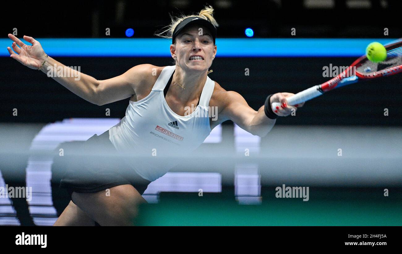 Prague, Czech Republic. 02nd Nov, 2021. Angelique Kerber of Germany in ...