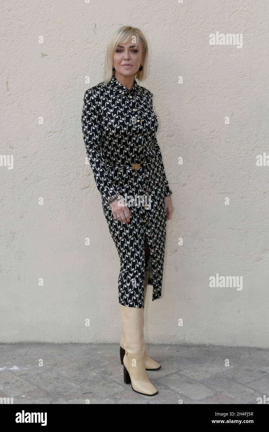 Paola Barale attends the first episode of the television program ...