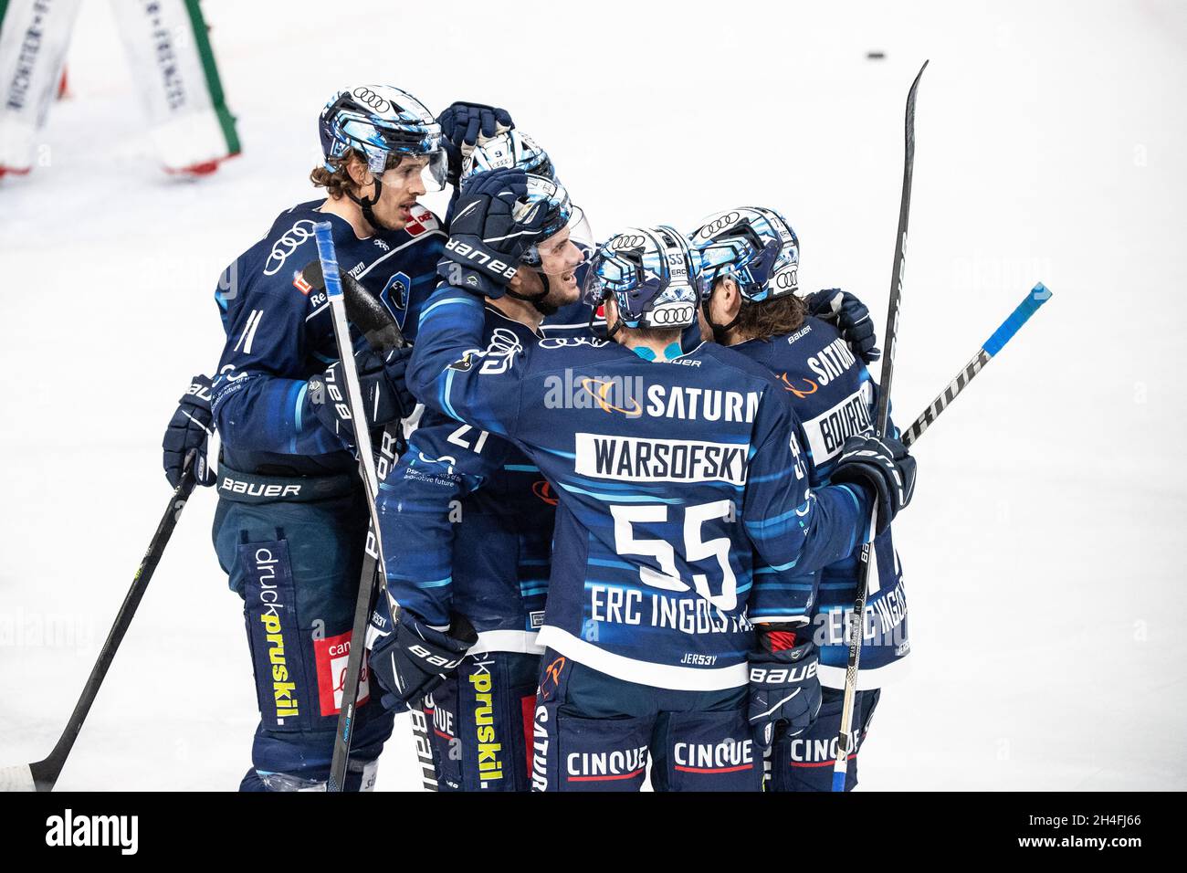 Ingolstadt, Germany. 02nd Nov, 2021. Ice hockey: DEL, ERC Ingolstadt ...