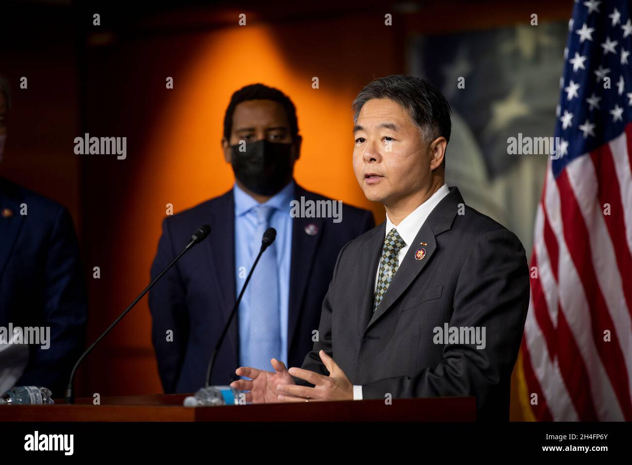United States Representative Ted Lieu (Democrat of California) offers ...