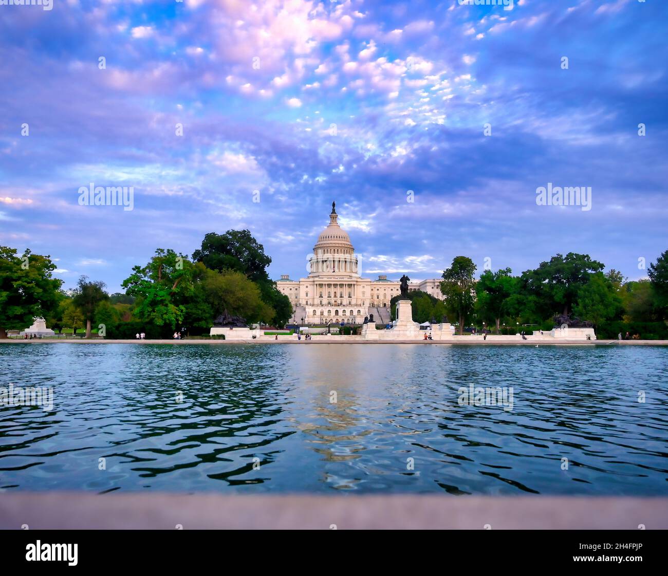 The United States Capitol, the meeting place of the United States ...