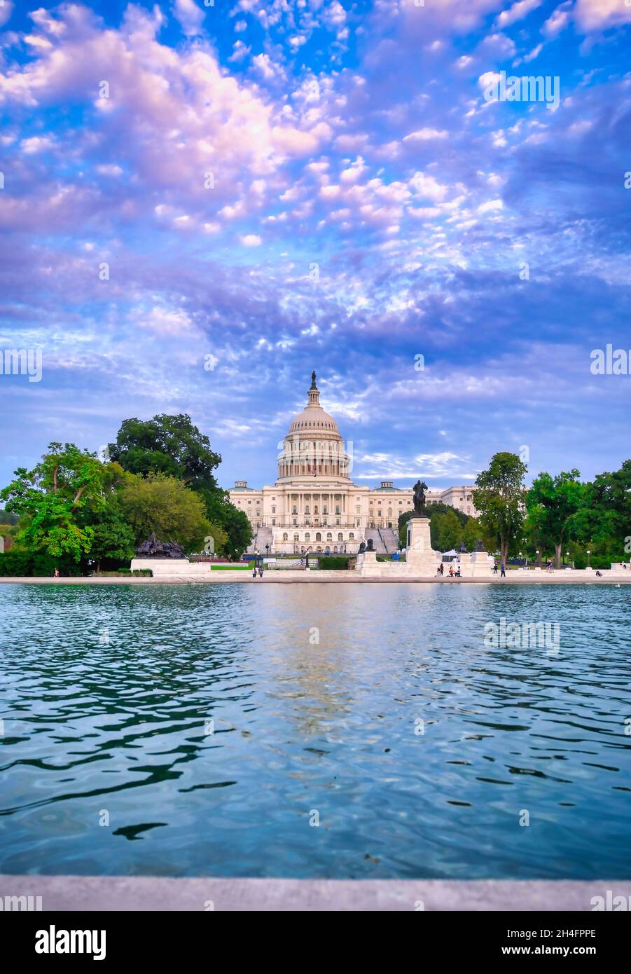 The United States Capitol, the meeting place of the United States ...