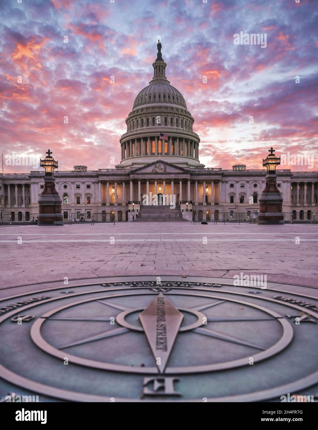 The United States Capitol, the meeting place of the United States ...