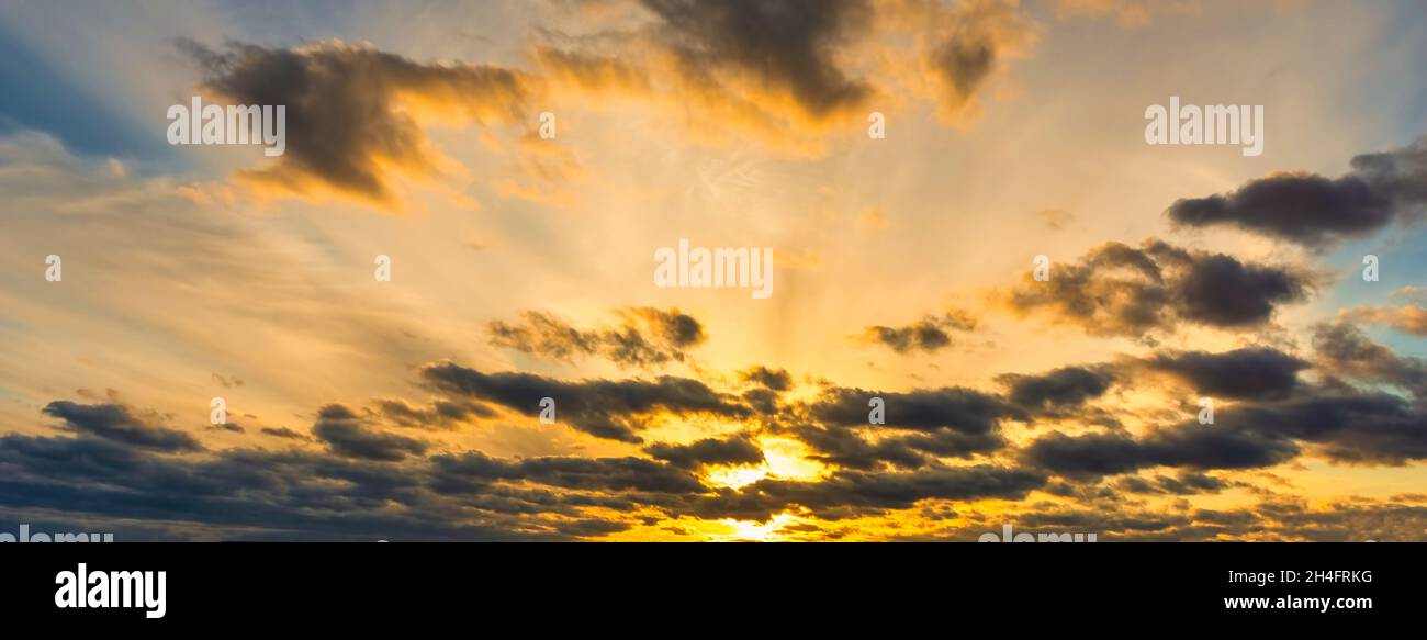 sky sunset clouds, natural dramatic sky Stock Photo - Alamy