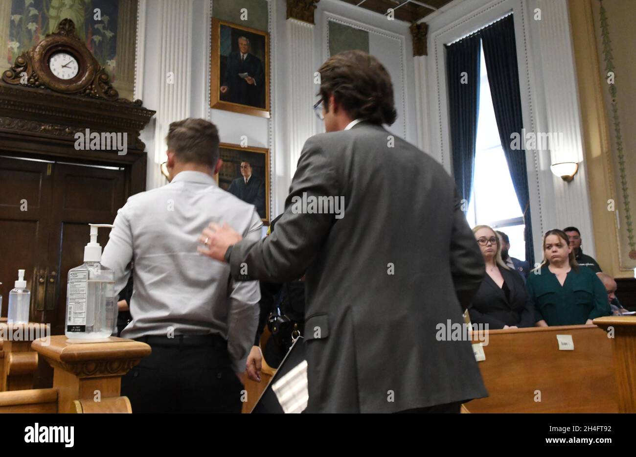 Kenosha, Wisconsin, USA. 2nd Nov, 2021. FAITH RITTENHOUSE second from ...