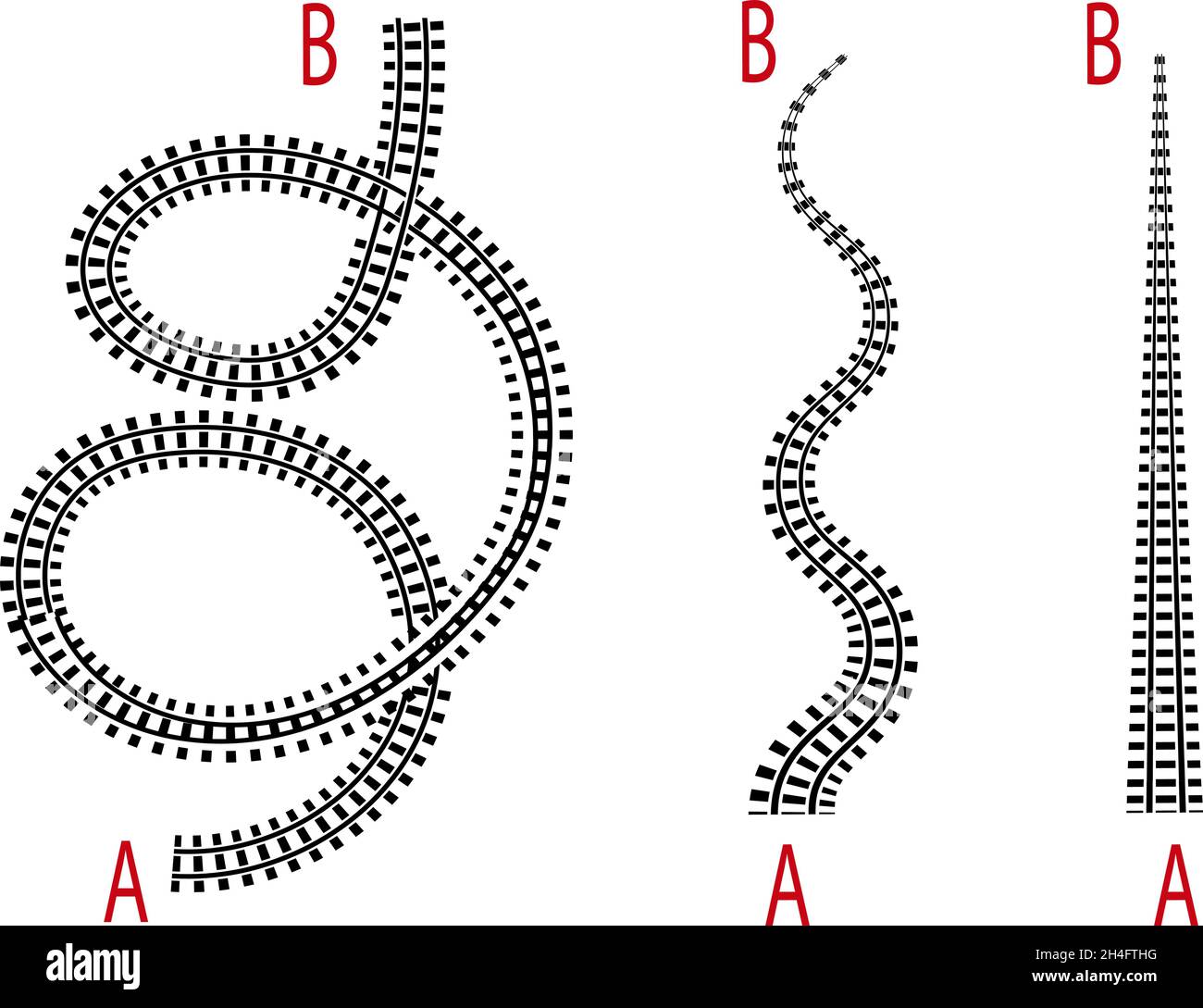 The concept of simplifying a confusion or road in psychotherapy Stock ...