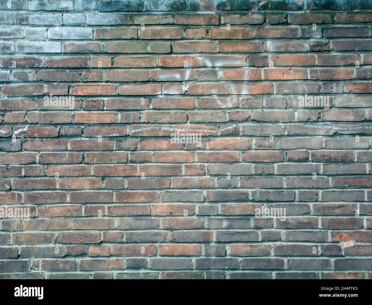 Old weathered brick wall with copy space Stock Photo - Alamy