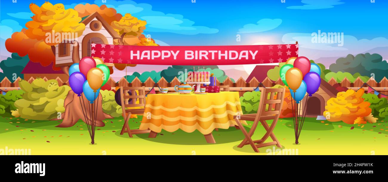 Garden party invitation illustration hi-res stock photography and ...