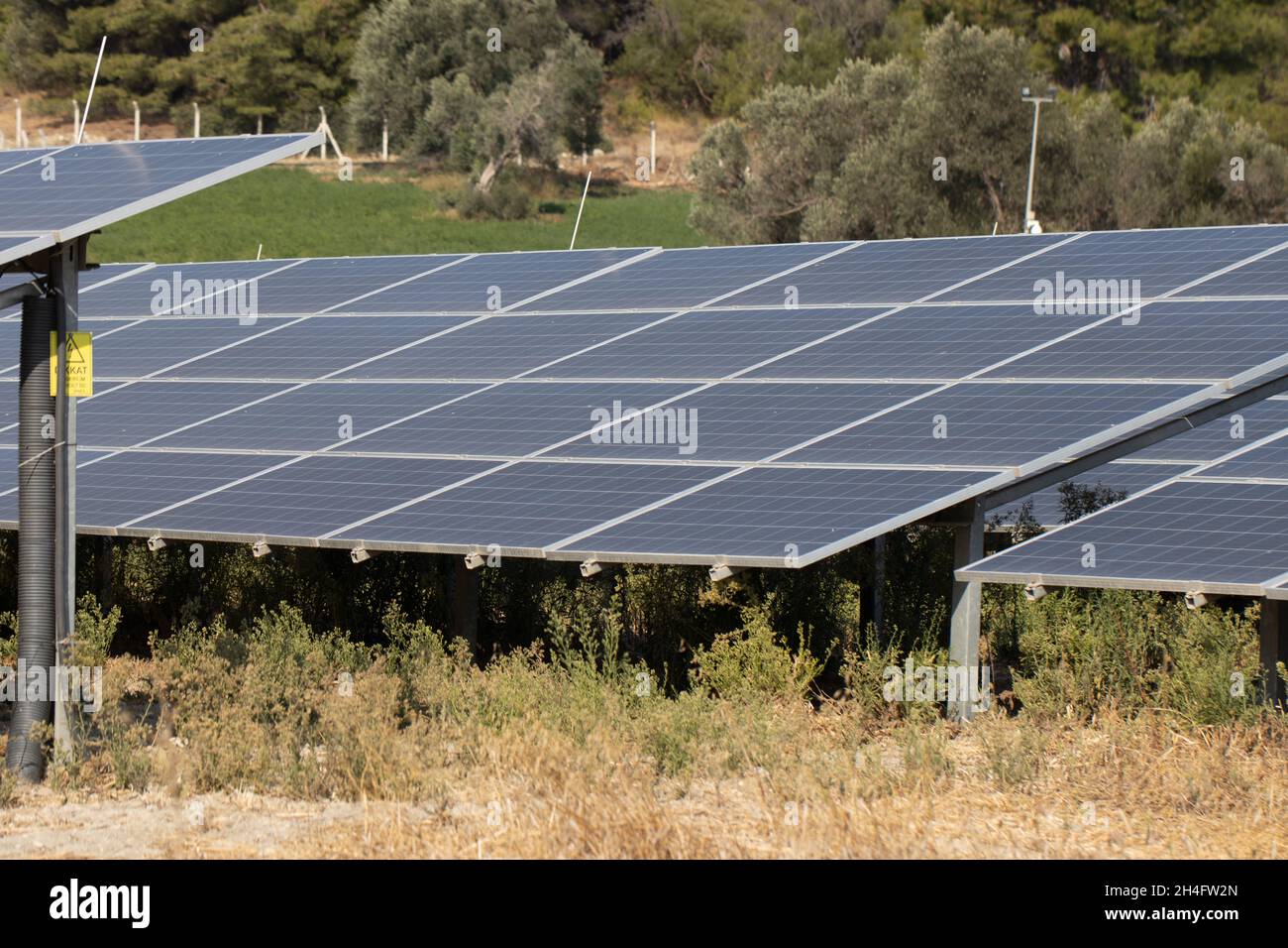 Solar panels, which use sunlight as a source of energy to generate ...