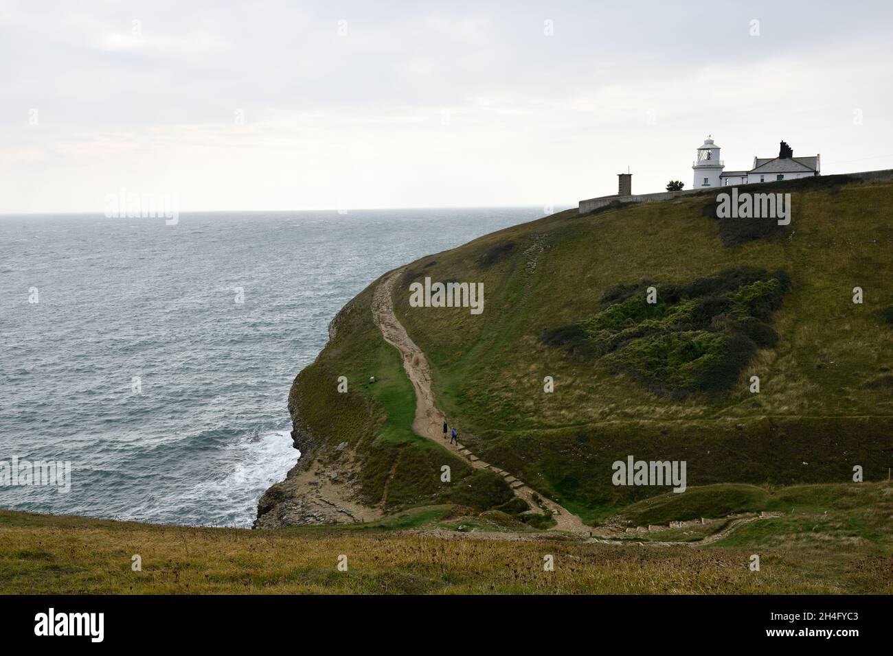 Anvil Point Lighthouse Durlston Country Park Swanage Dorset England uk ...