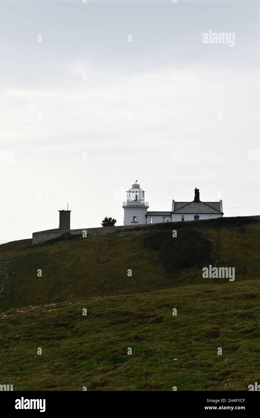 Anvil Point Lighthouse Durlston Country Park Swanage Dorset England uk ...