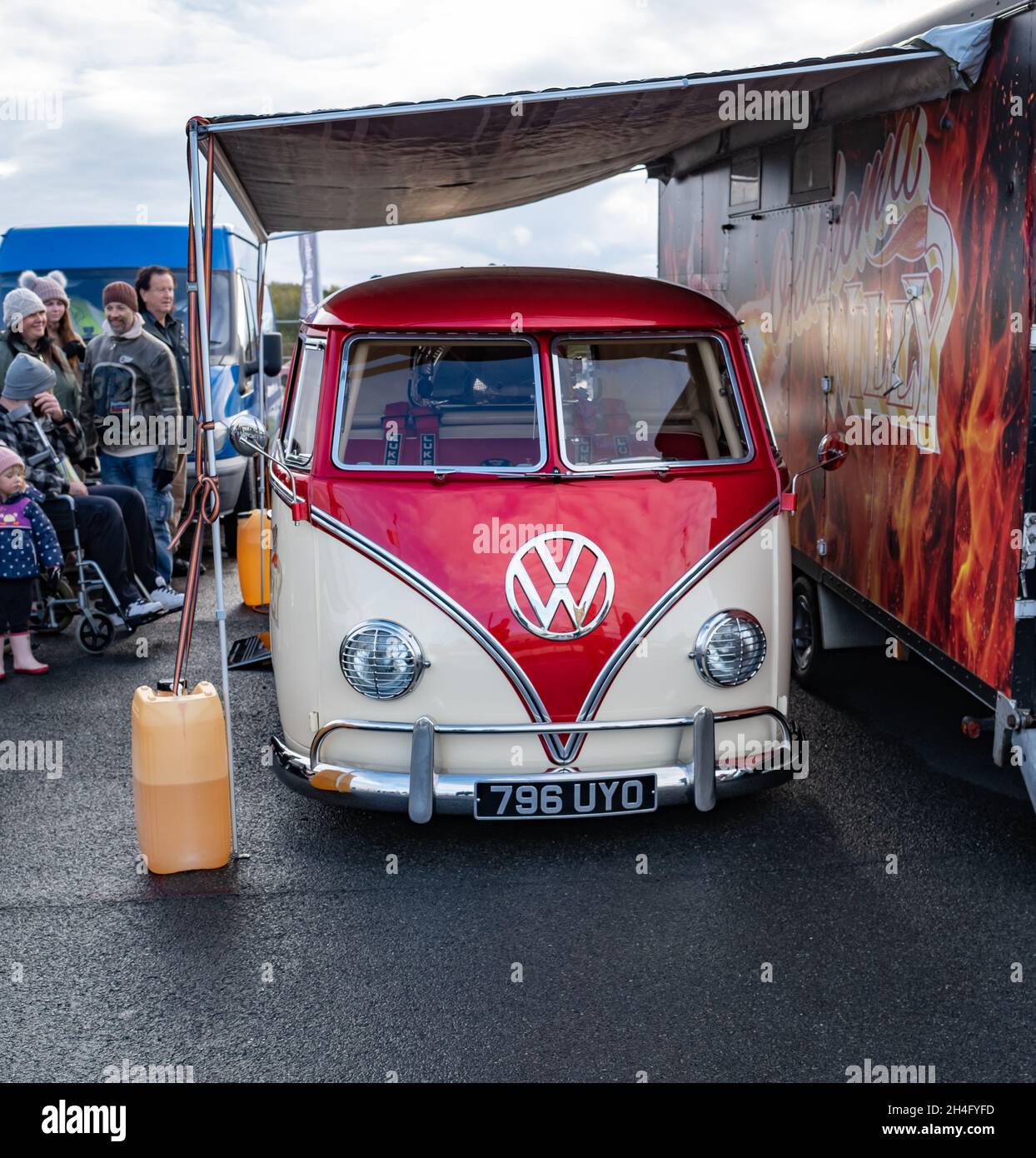 Oklahoma Willy jet engine VW drag racing van on public display in the ...