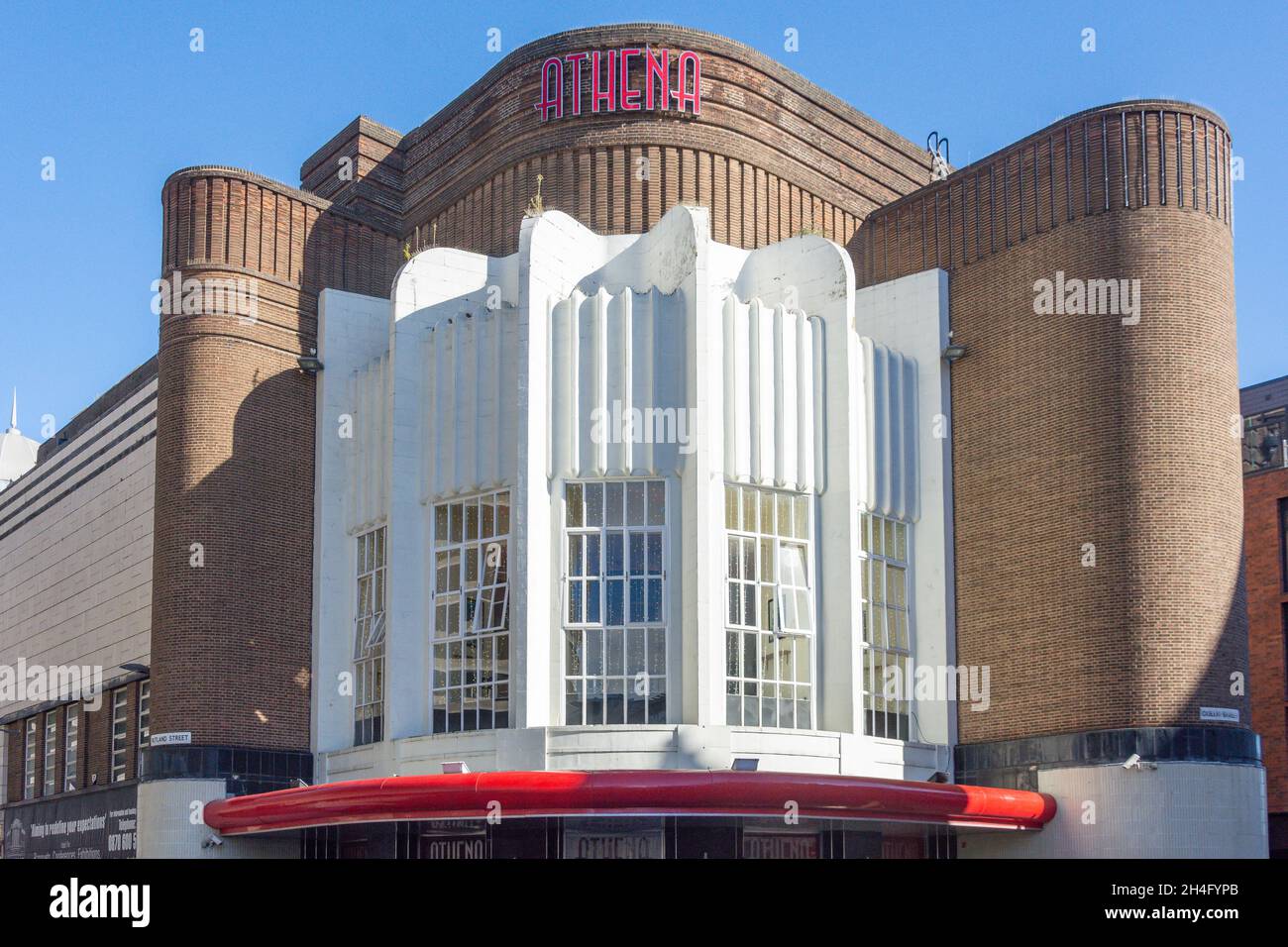 Art deco athena theatre architecture entertainment venue perform hi-res ...