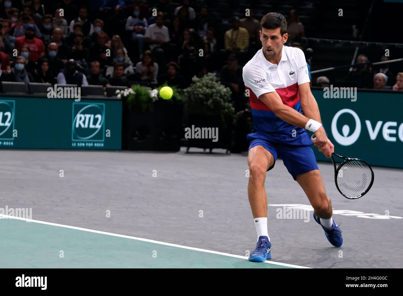 Paris, France. 2nd Nov, 2021. Serbian player NOVAK DJOKOVIC world ...