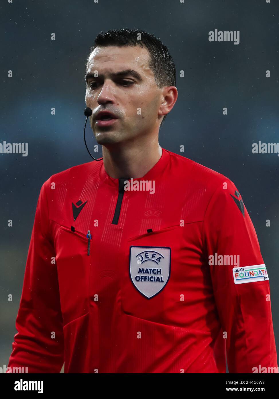 Kiev, Ukraine. 02nd Nov, 2021. KIEV, UKRAINE - NOVEMBER 2: Referee ...