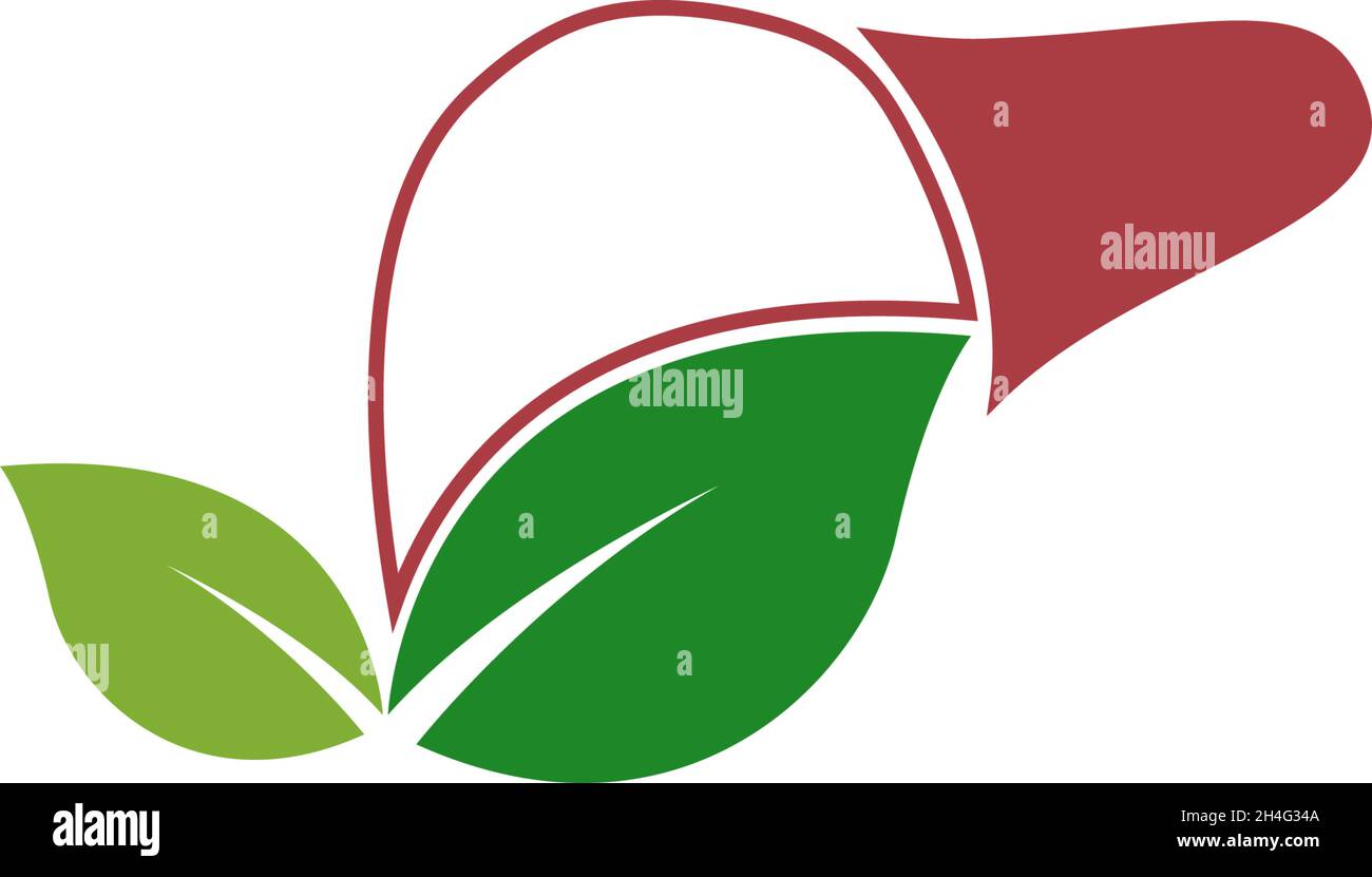 Human liver icon logo design template vector Stock Vector Image & Art ...