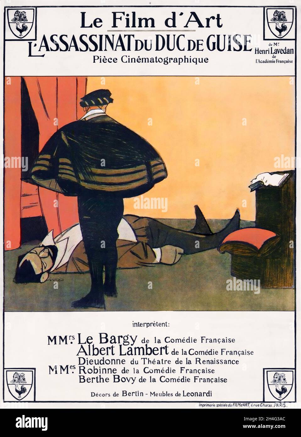 Film poster for "L'ASSASSINAT DU DUC DE GUISE" (The Assassination of ...