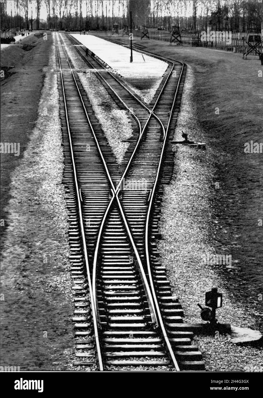 Train line safety Black and White Stock Photos & Images - Alamy