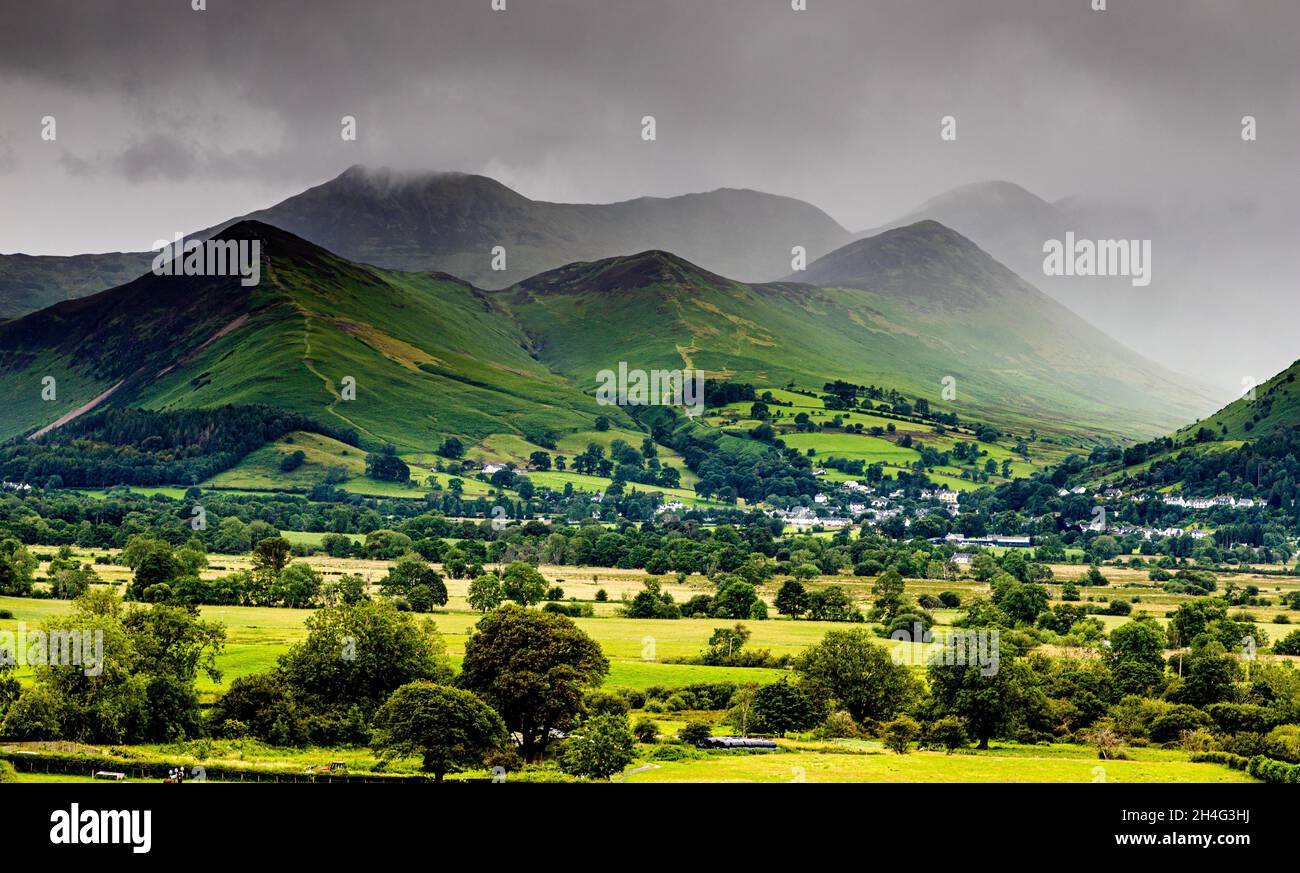 Whinlatter Forest, viewed from Applethwaite and Millbeck, Keswick, Lake ...