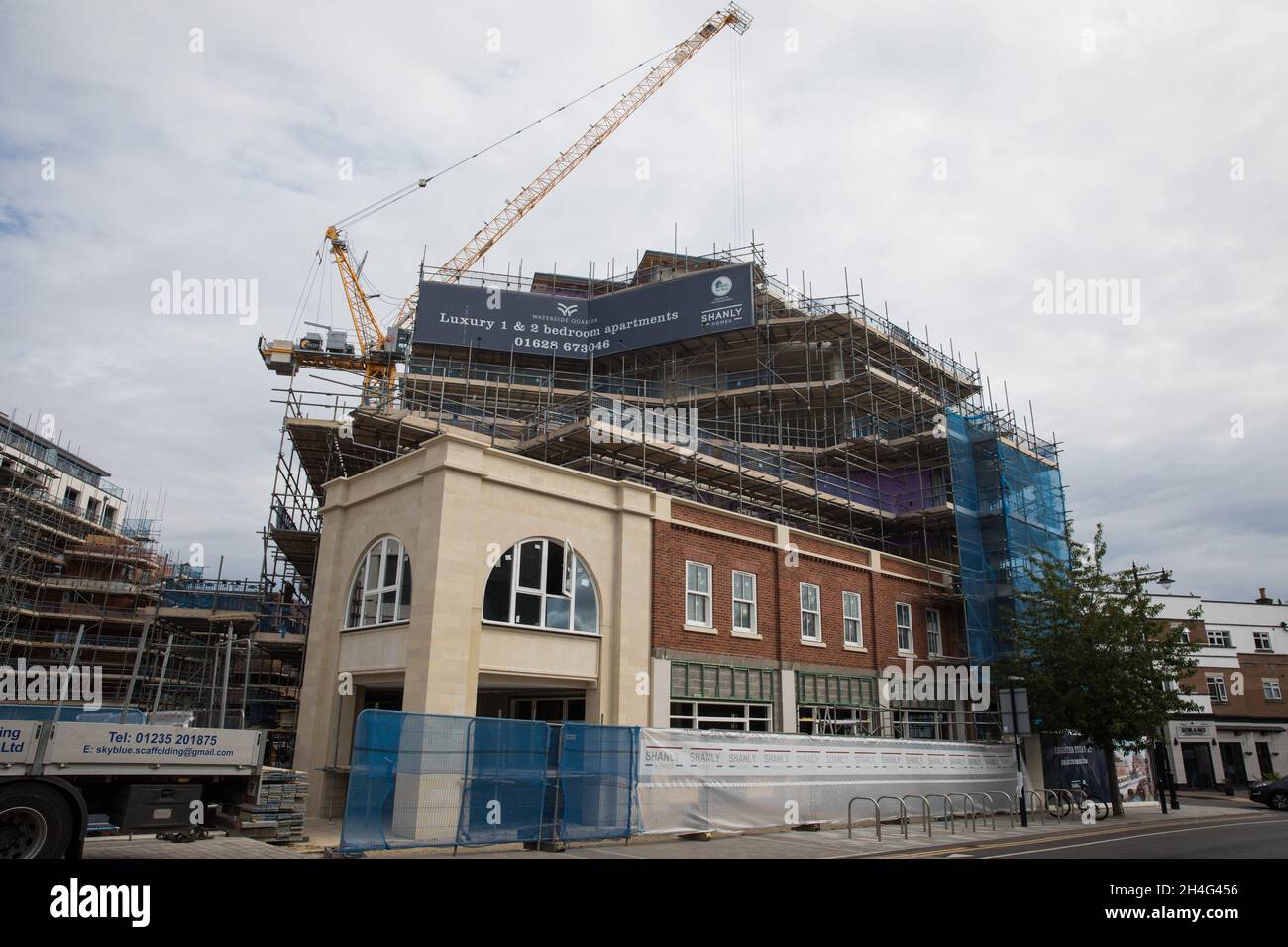 Maidenhead, UK. 27th July, 2021. A view of the Chapel Arches ...